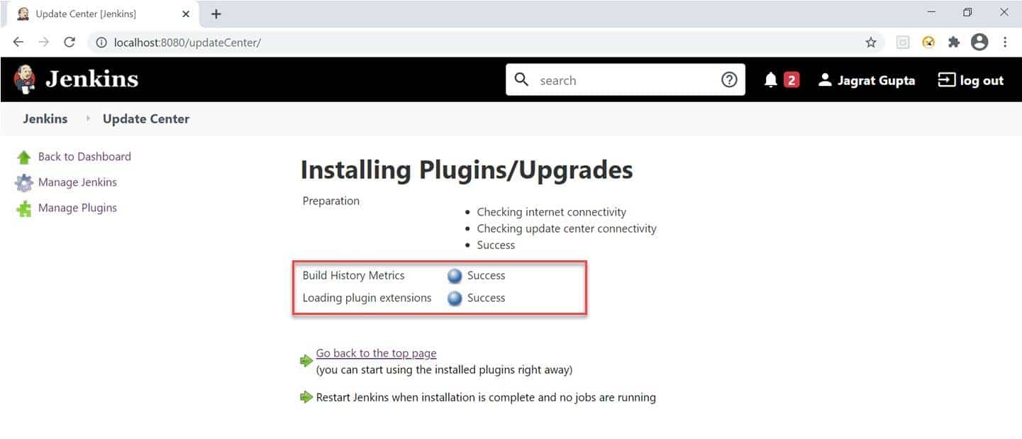 Jenkins Metrics and Trends - How to install Metric & trend related pluggin?